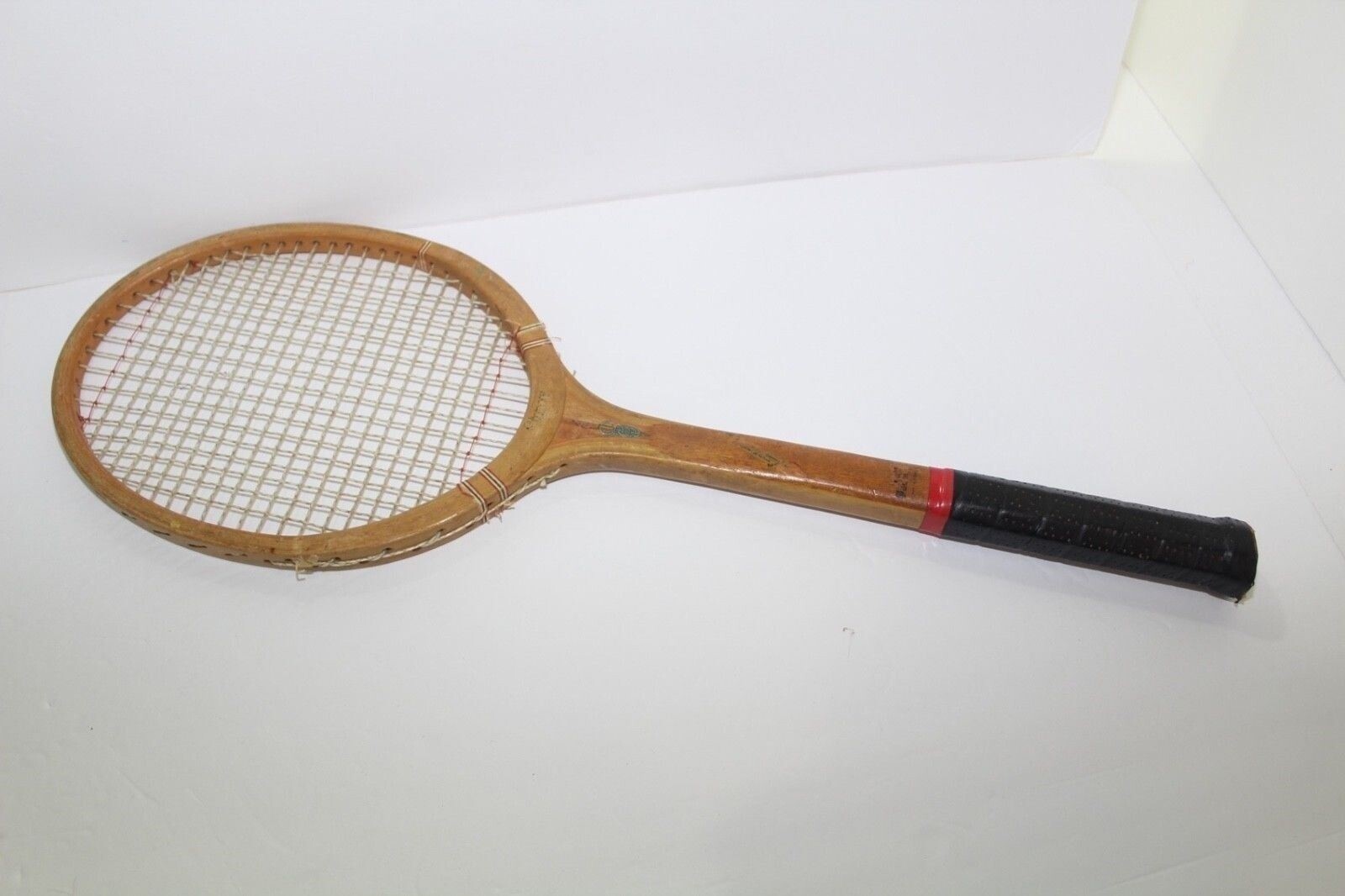 Vintage SLAZENGER OLYMPIC TORCH WOOD TENNIS RACQUET RACKET Medium 4 5/8 ...