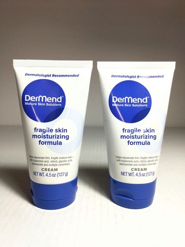 2 Dermend Fragile Skin Moisturizing Formula Cream 4.5 Oz. (SEALED ...