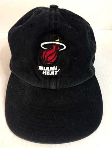 Miami Heat Baseball Cap '47 Brand NBA Adjustable Hat: Small - Black ...