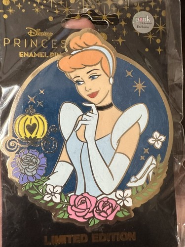 Disney Pin Pink ala Mode Princess Fairytale Floral Cinderella 3" LE 300 ...