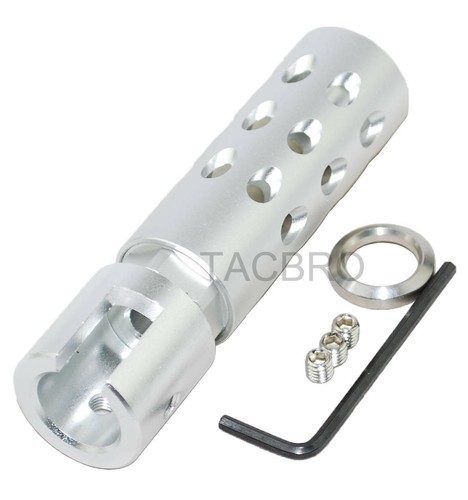 .22 Ruger 10/22 Non-Threaded Muzzle Brake - Silver Anodized Aluminum | eBay