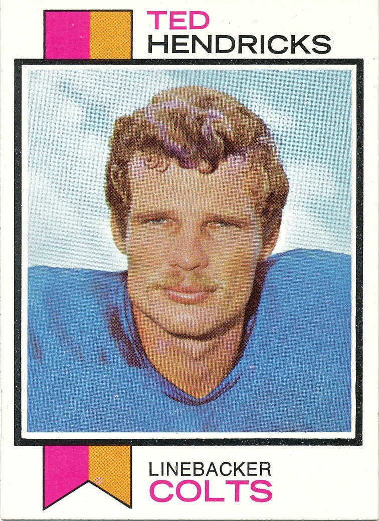 1973 TOPPS Ted Hendricks RAIDERS COLTS Miami HURRICANES HOF | eBay