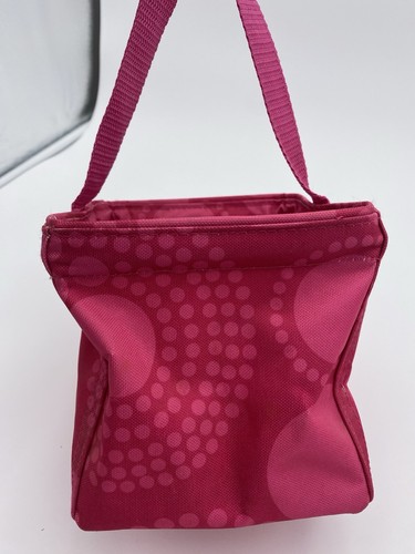 Thirty One Cube Tote Square 6" Bag Storage Small Organizer Pink | eBay
