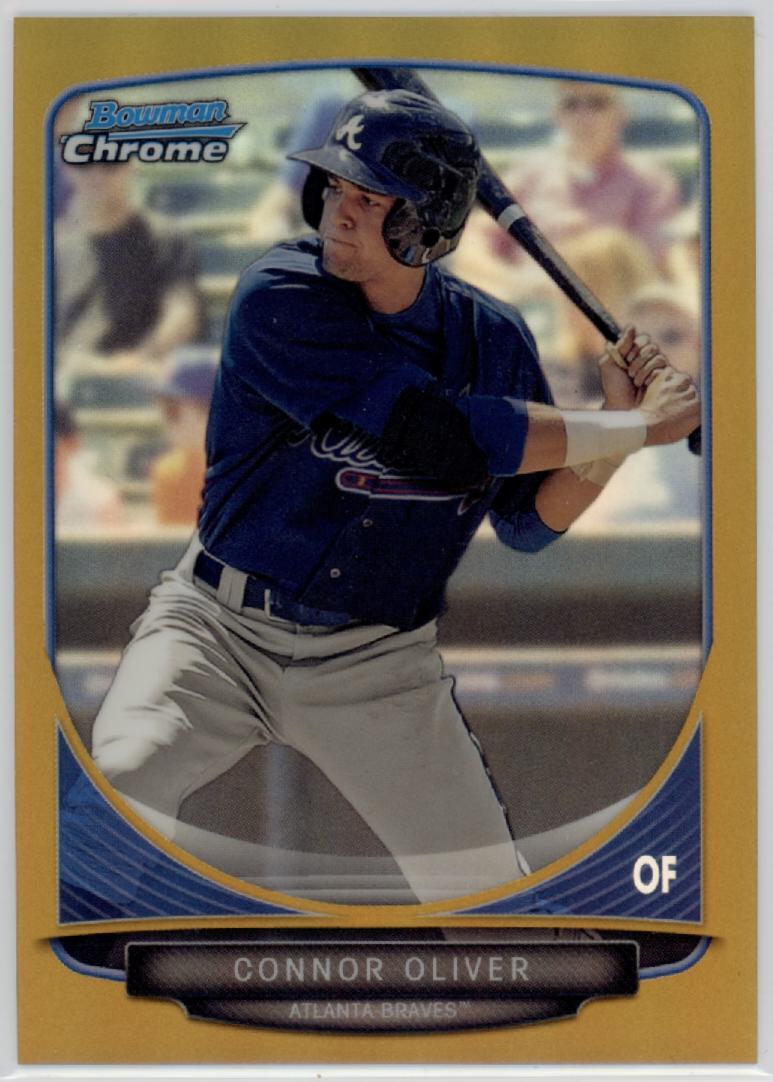 2013 Connor Oliver Bowman Chrome Gold Refractor RC 3/50 #BDPP109 (A3416 ...