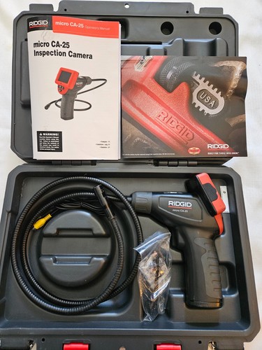 Ridgid Micro Digital Inspection Camera W/2.7 in Display Model CA-25 W ...