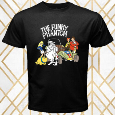 The Funky Phantom Cartoon Men's Black Size S - 3XL | eBay