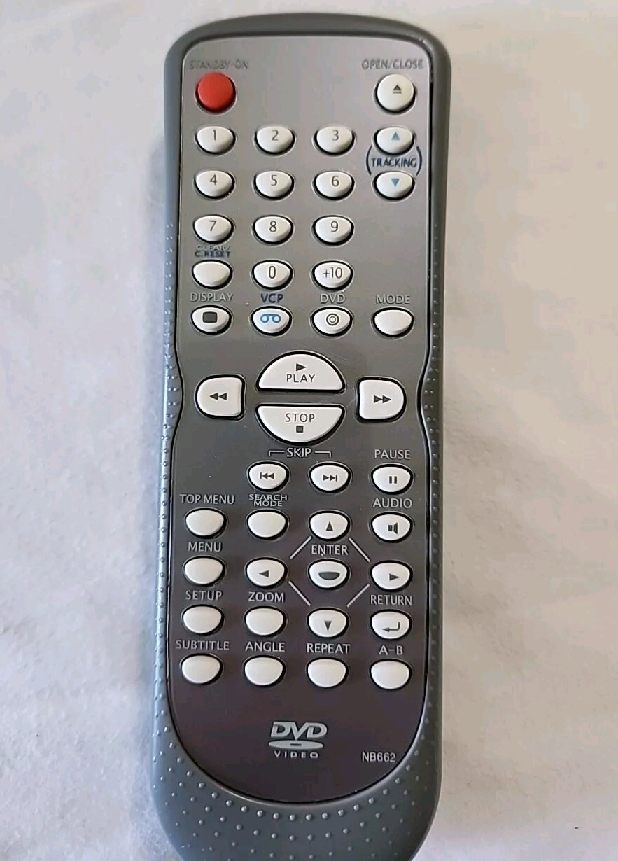 Magnavox NB662 DVD/VCR Remote Control for DV200MW8 DV200MW8A Tested No ...