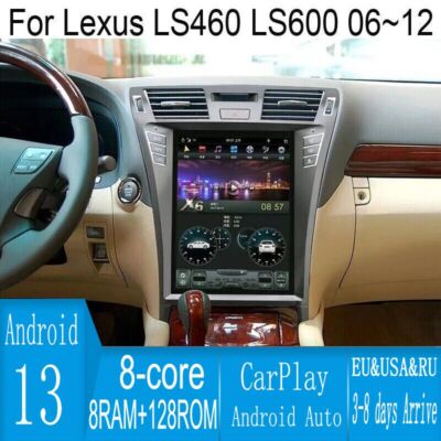 12.1" Android Navigation Car GPS Tesla Style For Lexus LS460 LS600 09 ...