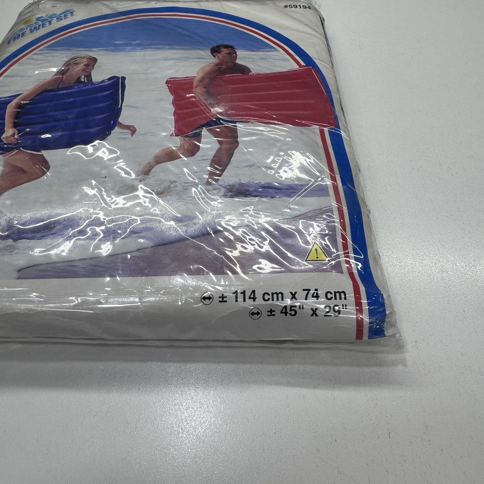 Vintage 1984 Intex The Wet Set Canvas Surf Rider Inflatable Raft 59194 ...