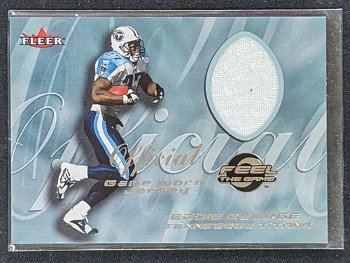 2000 Fleer Tradition - Feel the Game Game Worn Eddie George Full body ...