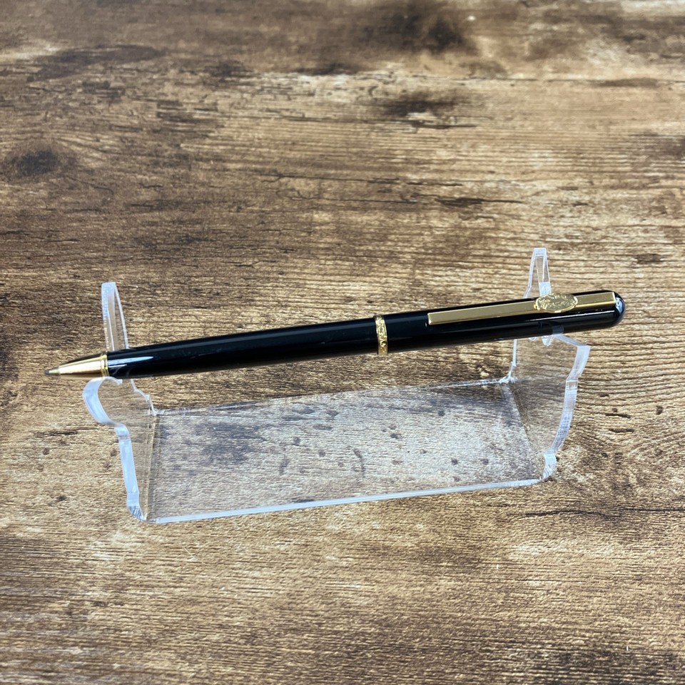 Longchamp Ball Point Pen In Box Black Lacquer | eBay UK