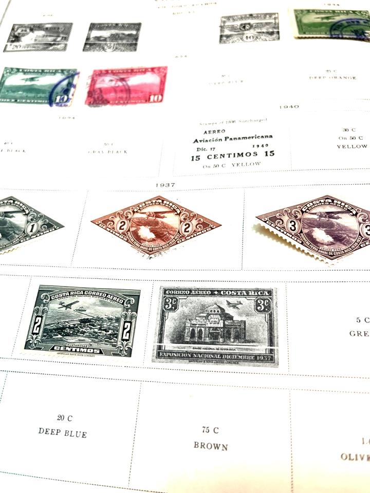 THE SCOTT INTERNATIONAL POSTAGE STAMP ALBUM USA & A-Z, 700+ stamps ...
