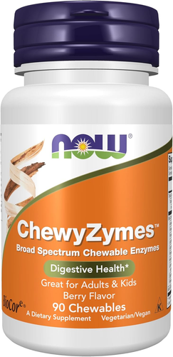 Supplements, ChewyZymes, Broad Spectrum Chewable Enzymes, Berry Flavor ...