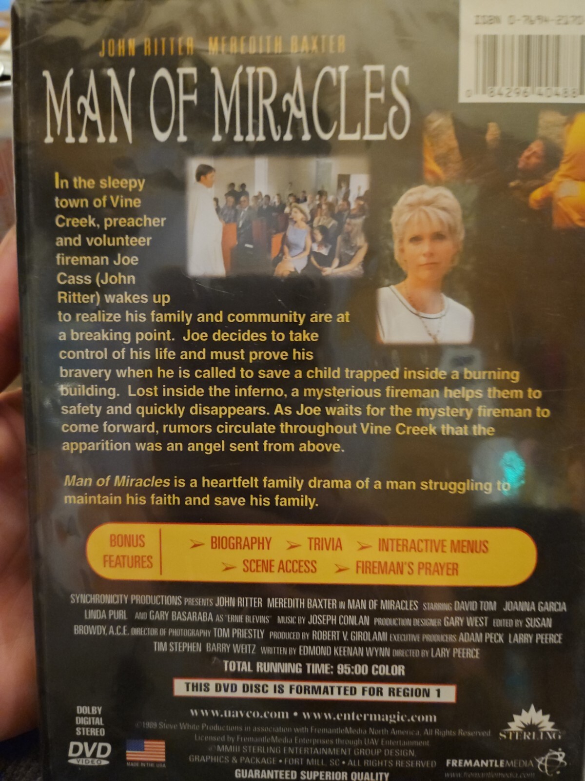 Man of Miracles (DVD) John Ritter-Sealed (h) 84296404889| eBay