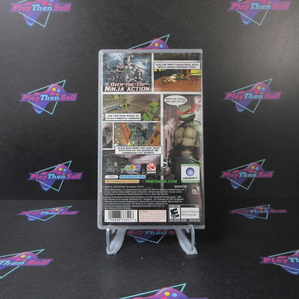 TMNT Clear UMD Sony PSP - Complete CIB 8888333418 | eBay