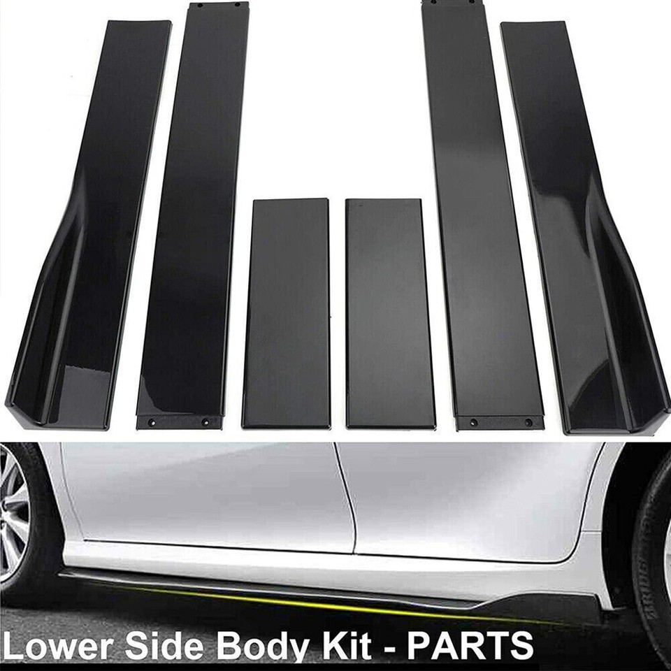 For Chrysler 300 2010-2023 Side Skirts Splitter Spoiler Extension Gloss ...