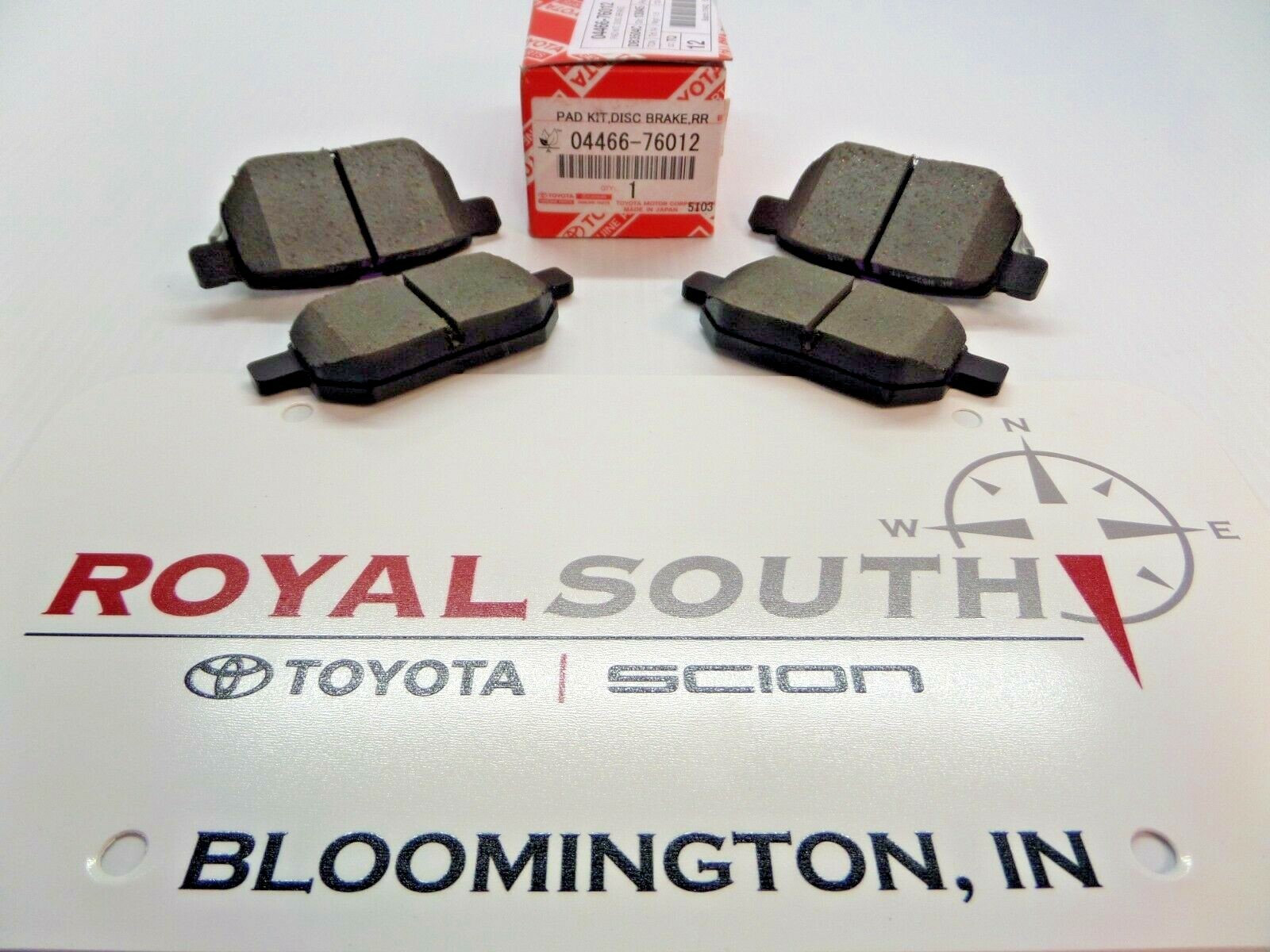 Toyota 2010 2011 2012 Prius Rear Brake Pads Genuine OE OEM | eBay