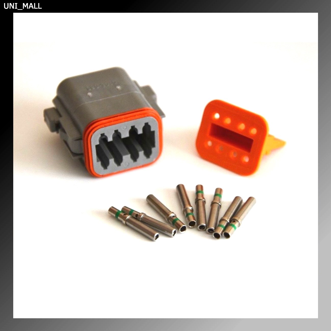 Deutsch DT 8-Pin Genuine Female Connector Kit 14-16AWG Solid Sockets ...