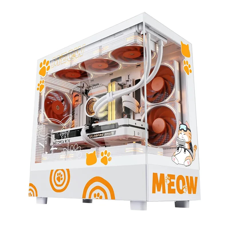 Colorful MEOW Gaming Desktop PC 32GB RAM 1TB SSD power supply Cooler ...