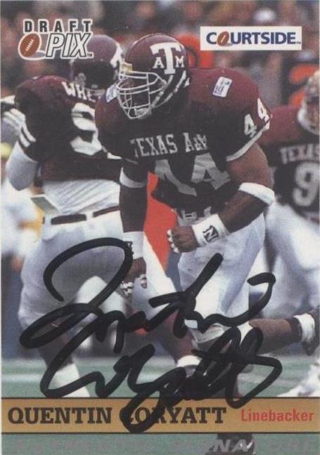 1992 Courtside Draft Pix - Quentin Coryatt #2 Autographs (AU, RC) for ...