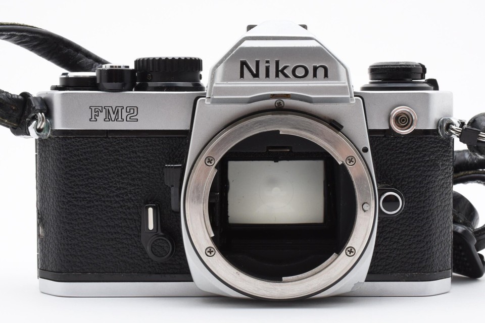 [Good] Nikon New FM2 FM2N Silver 35mm SLR Film Camera Body F Mount ...