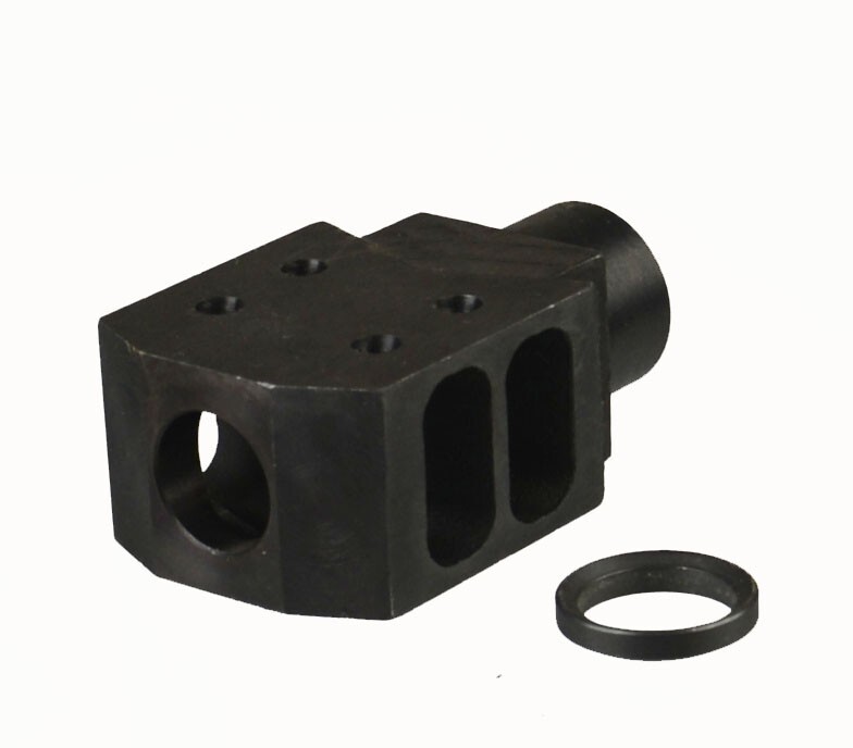 All Steel Heavy Duty Tanke Style .450 BM 5/8x32 TPI Competition Muzzle ...