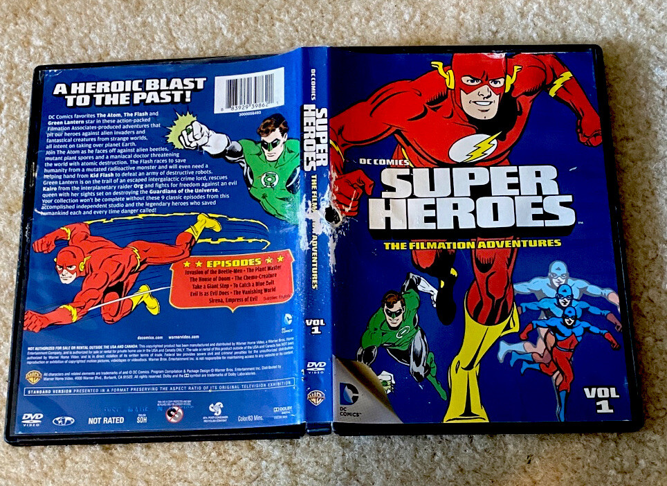 DC Comics SUPER HEROES The Filmation Adventures Volume 1 DVD Movie | eBay