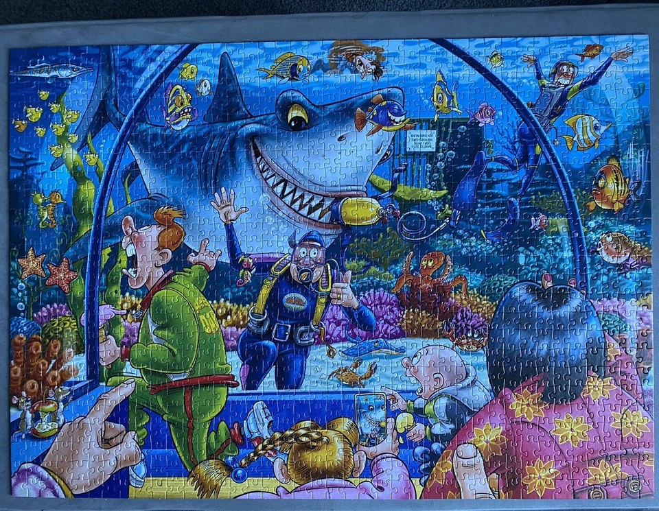 Wasgij Original 43 Aquarium Antics! Puzzle - 1000 Pieces (1110100020 ...