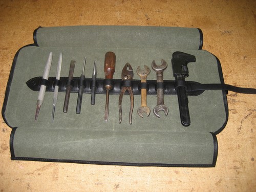 Antique Vintage Automotive Tool Roll Kit 1908 1909 1910 1911 1912 1913 ...