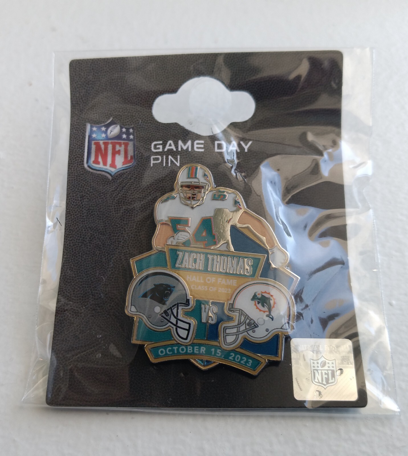 2023 Zach Thomas HOF GAME DAY PIN VERY LIMITED 🔥🔥Miami Dolphins ...
