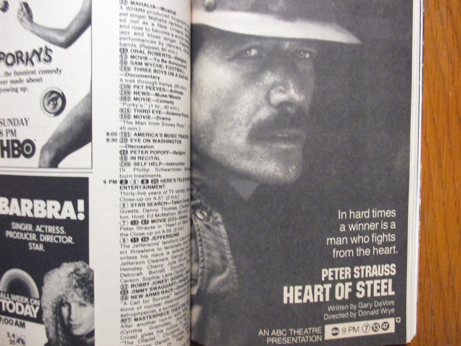 December 3, 1983 TV Guide(TERI GARR/JAMES BROLIN/BARBARA WALTERS/JOHNNY ...