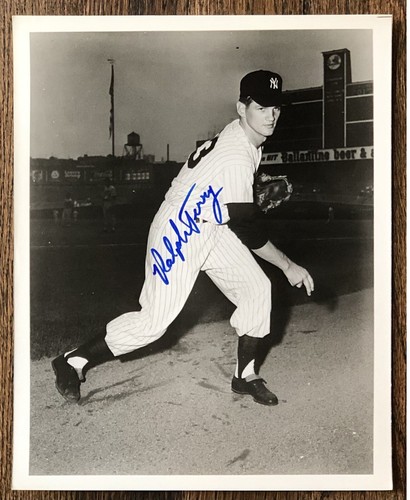 Ralph Terry Signed Autographed New York Yankees 8X10 Baseball Auto ...