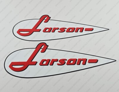 LARSON BOAT DECALS STICKERS 14.5" x 5.6" 2pcs. | eBay Australia