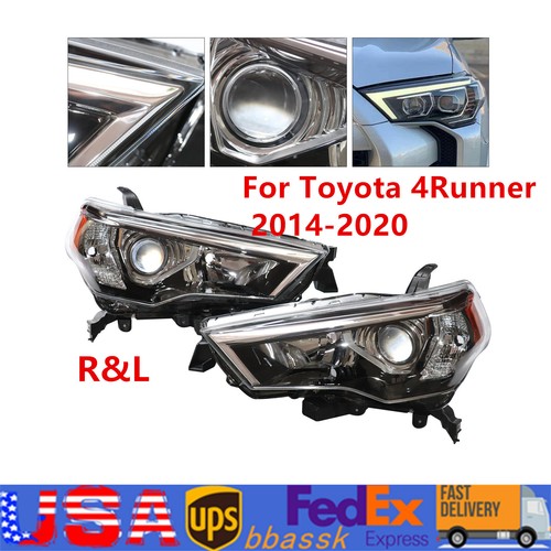 For Toyota 4Runner 2014-2020 Pair Headlights Headlamp Driver&Passenger ...