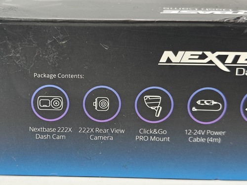 NextBase Dash Cams Rear Cam Bundle - 222X Open Box & Appears Complete 2 ...