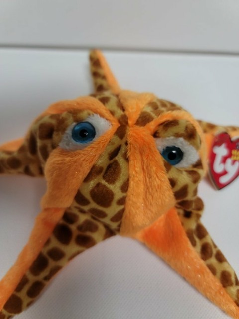 Ty Beanie Baby Wish The Starfish With Tag Retired DOB December 5th 2002 ...