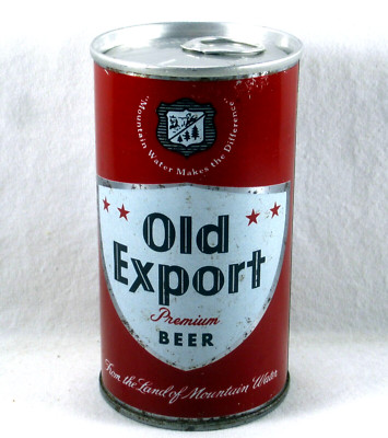 BEER CAN Old Export BOTTOM OPENED Straight Steel PITTSBURGH BREWING | eBay
