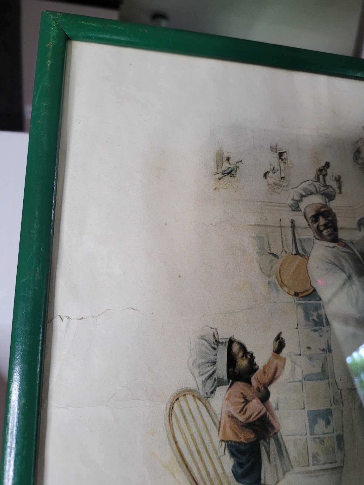 1917 CREAM OF WHEAT AD TITLED:" RASTUS ART GALLERY "; BY "ED BREWER ...