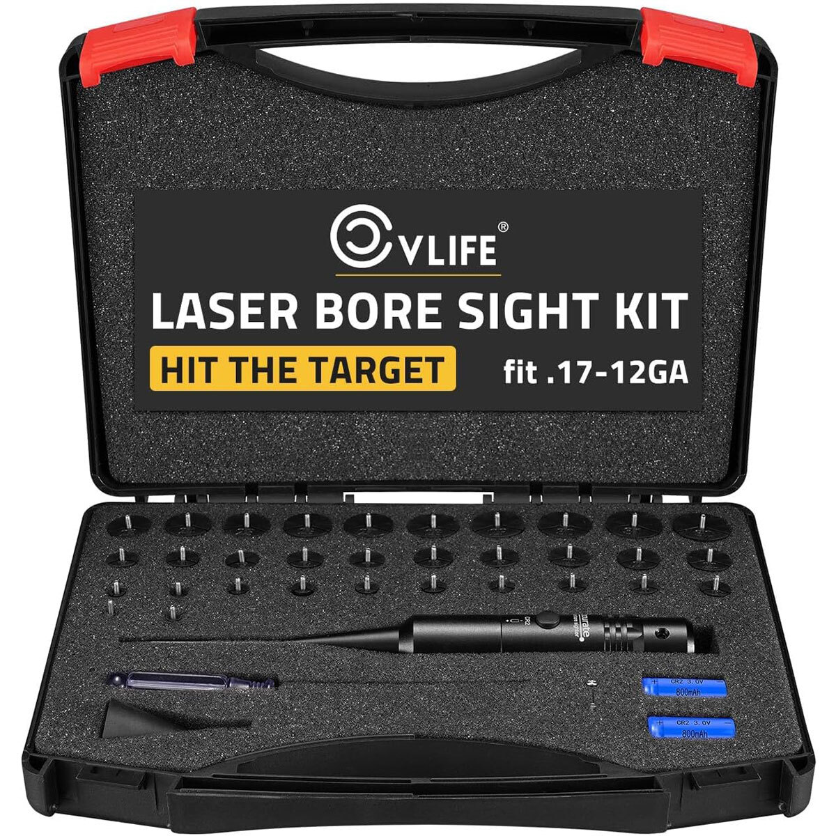 Professional Green Laser Bore Sight Kit Multiple Calibers Upgraded Bore ...