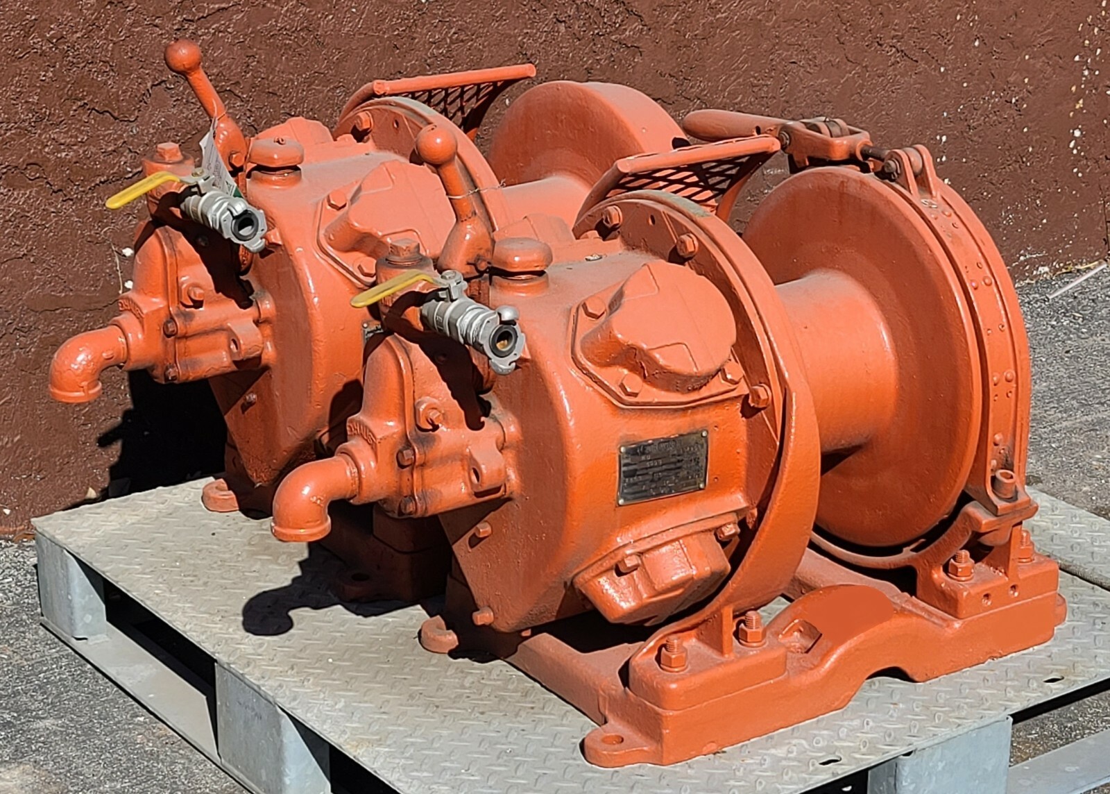 Classic Ingersoll Rand HUL 2500lb Air Tugger, Winch w/ Manual Brake | eBay