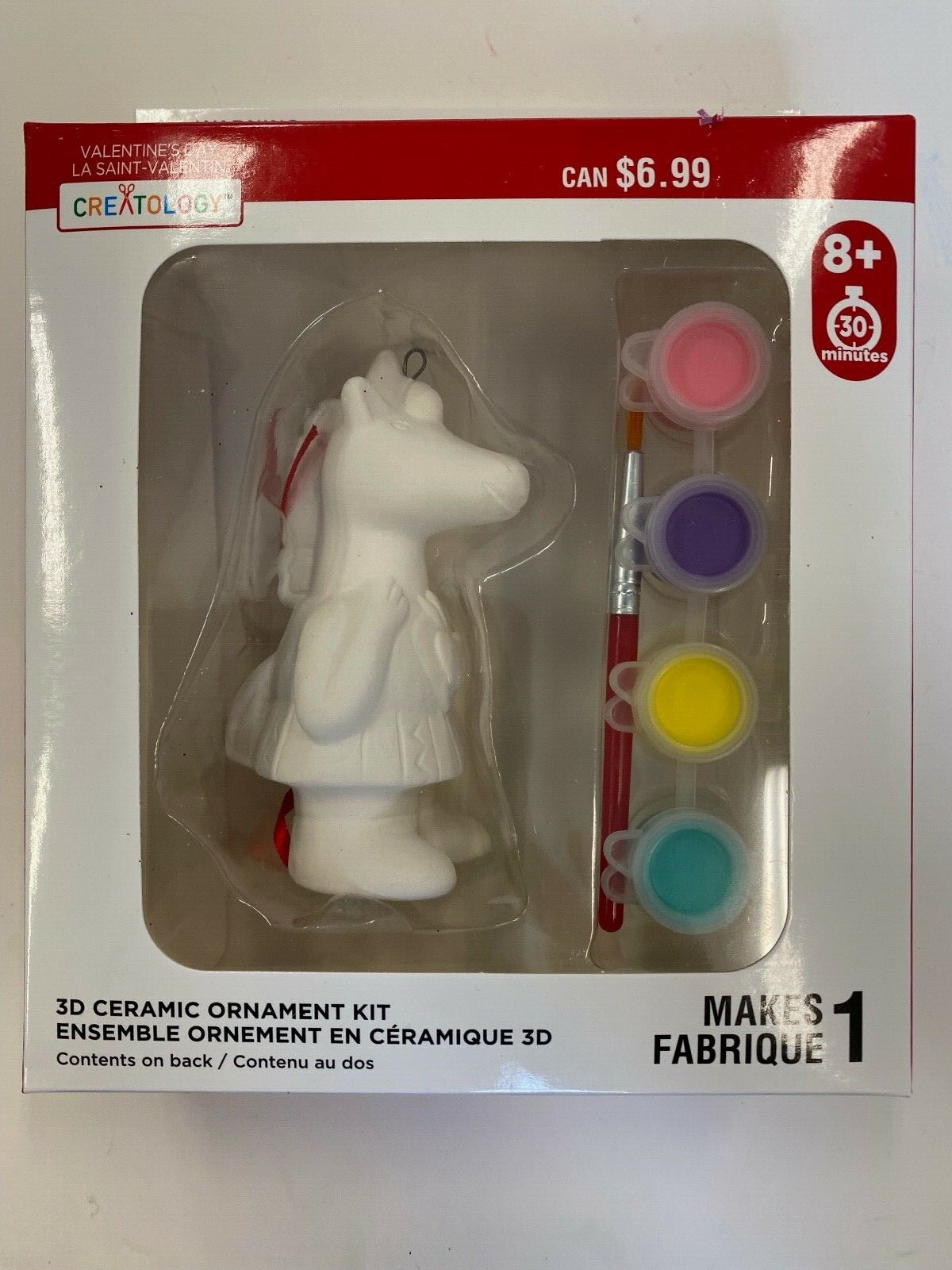 Creatology paint a ceramic Valentine's Day unicorn Kit ornament craft ...