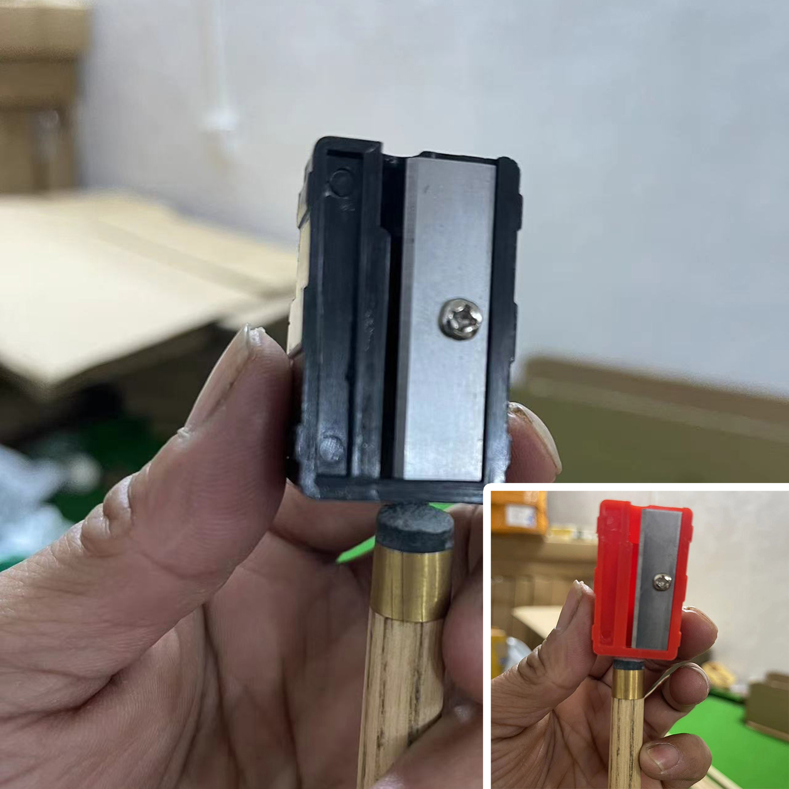 2pcs Billiard plastic cue tip shaper corrector Pencil sharpener shape ...