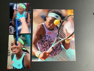 COCO GAUFF Tennis in-person signed autograph 8x10 Photo | eBay