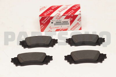 0446658022 Genuine Toyota PAD KIT, DISC BRAKE 04466-58022 | eBay