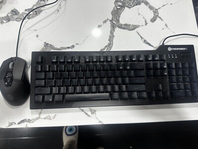 Cyberpower PC Keyboard And Mouse Combo NOHI 01 Elite M1-131 Gaming READ ...
