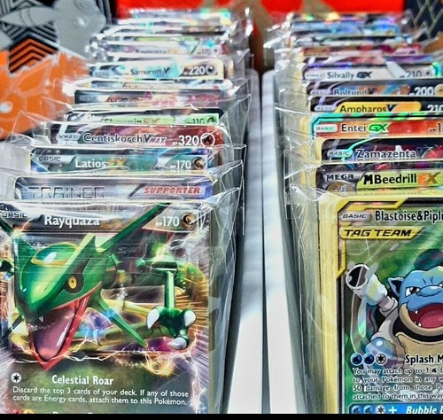 1100+Pokemon Card Bulk Lot Common,Uncommon, 100 Holos/Rares. *Special ...