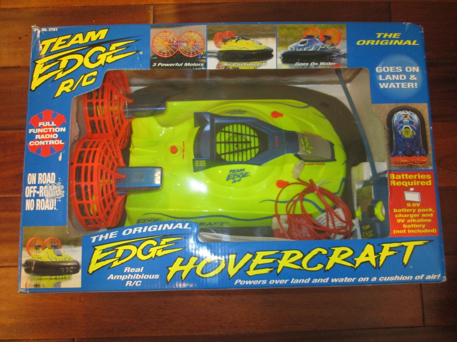 RARE Taiyo Edge Hovercraft RC w/Remote 49MHz 9.6v (2001) NEW OPEN BOX ...