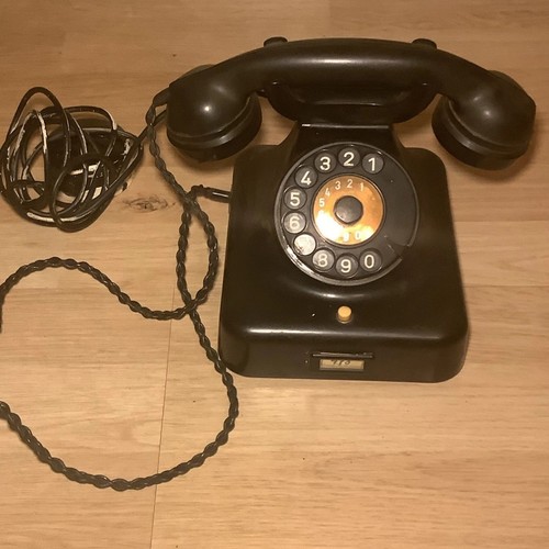 Altes Vintage Bakelit TM Telefon W48 – Sammlerstück 1951 Mid-Century ...