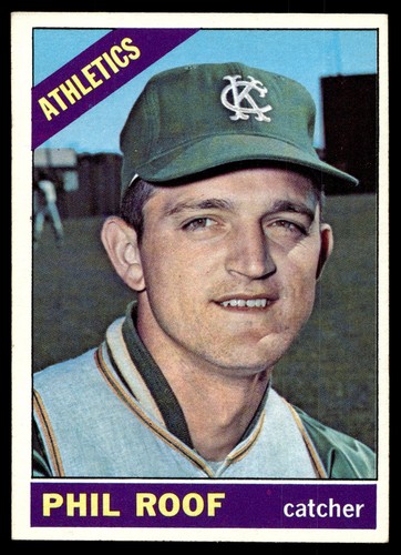 1966 Topps Phil Roof #382 Kansas City Athletics | eBay