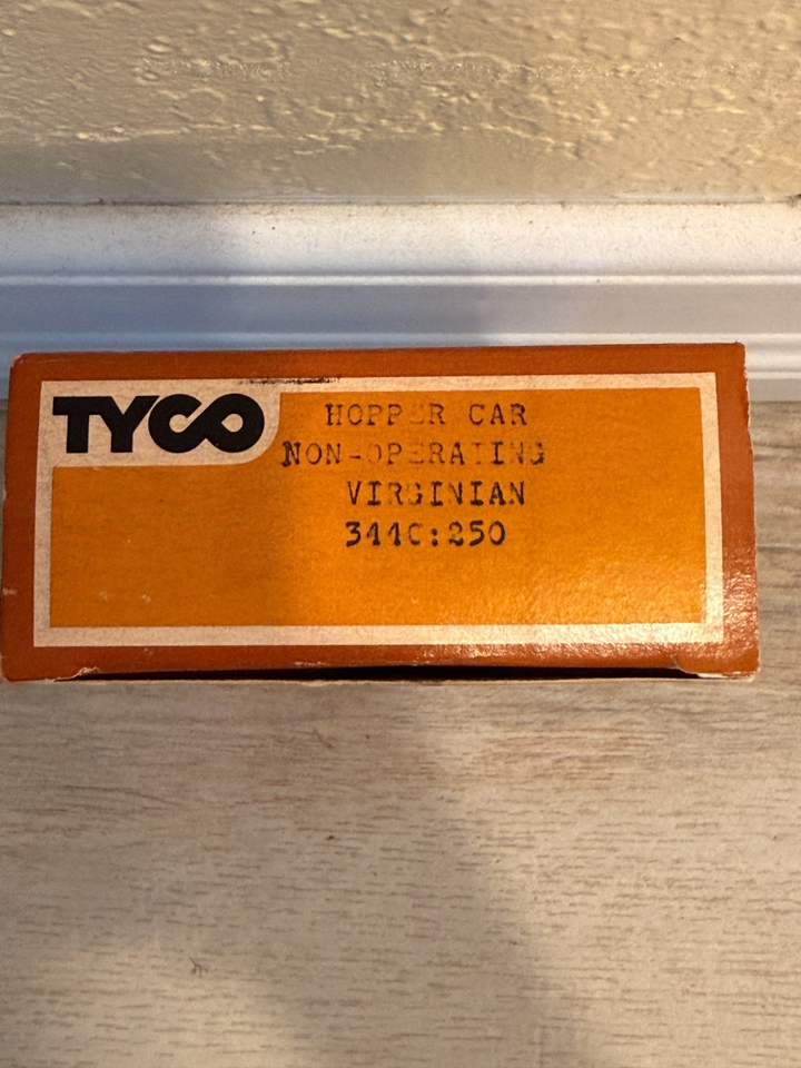 Vintage Tyco HO Scale Hopper Car Non-Operating Virginian 344C in ...